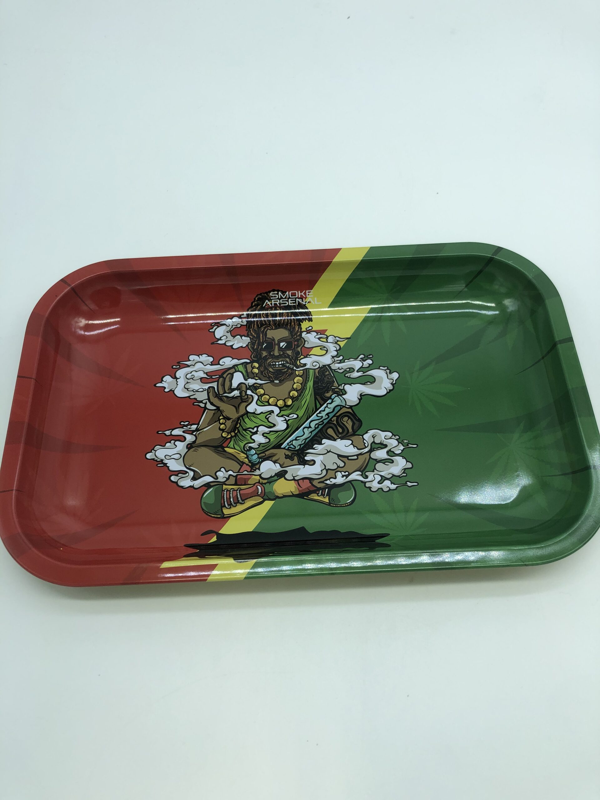 RASTA NATION Metal Rolling Tray (10.8″ x 6.8″) – Yeg distributors
